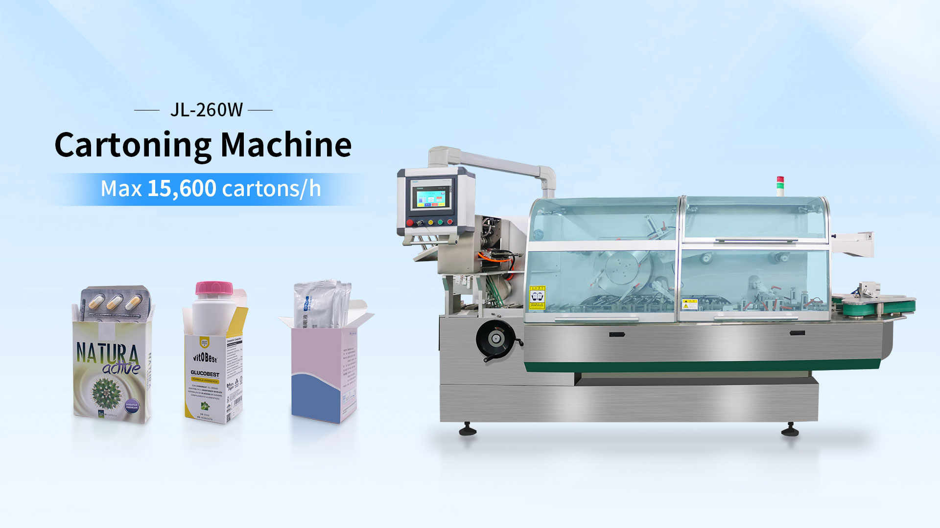 JL-260W High Speed Cartoning Machine - JL